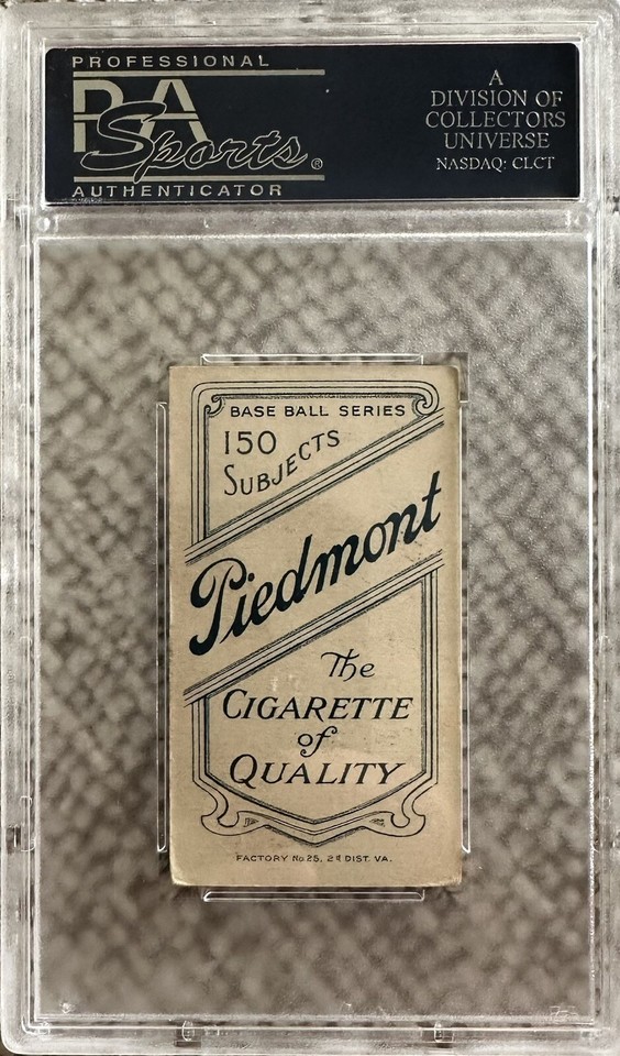 1909 T206 Piedmont Cigarettes 150 Hobe Ferris Throwing RC PSA 4 VG-EX ...