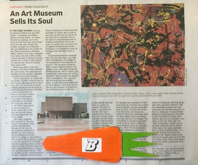 JACKSON POLLOCK S RED COMPOSITION 1946 THE WALL STREET JOURNAL ARTICLE ...