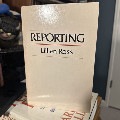 Lillian Ross Signed Reporting (paperback) | eBay