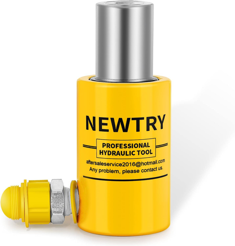 NEWTRY 10 ton Hydraulic Ram Jack Cylinder Short Type 2” Stroke Porta ...