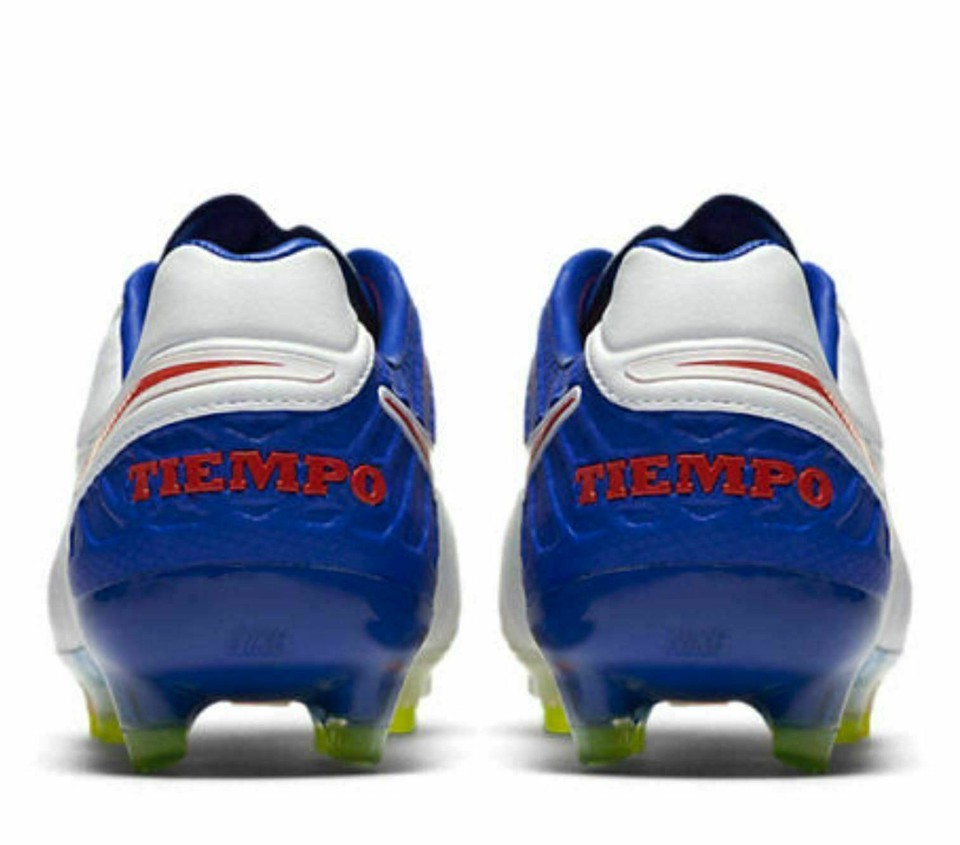 Nike Tiempo Legend VI FG ACC Women Soccer Shoes, White/Blue, 844248-164 ...