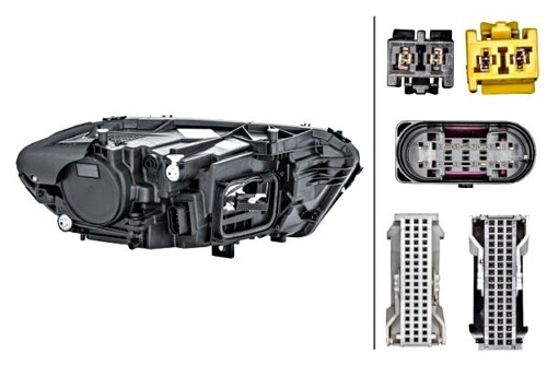 HELLA Headlight Left For MERCEDES A-Class Saloon W177 18- 1779060701 | eBay