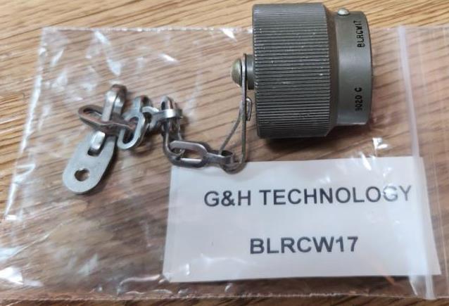 G&H BLRCW17 AIRCRAFT CONNECTOR DUST CAP W/CHAIN NEW FREE US SHIPPING | eBay