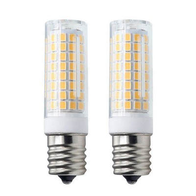 2pcs E17 C9 LED Lights Bulb 102-2835 Ceramics Light 7W 110V Lamp Warm ...
