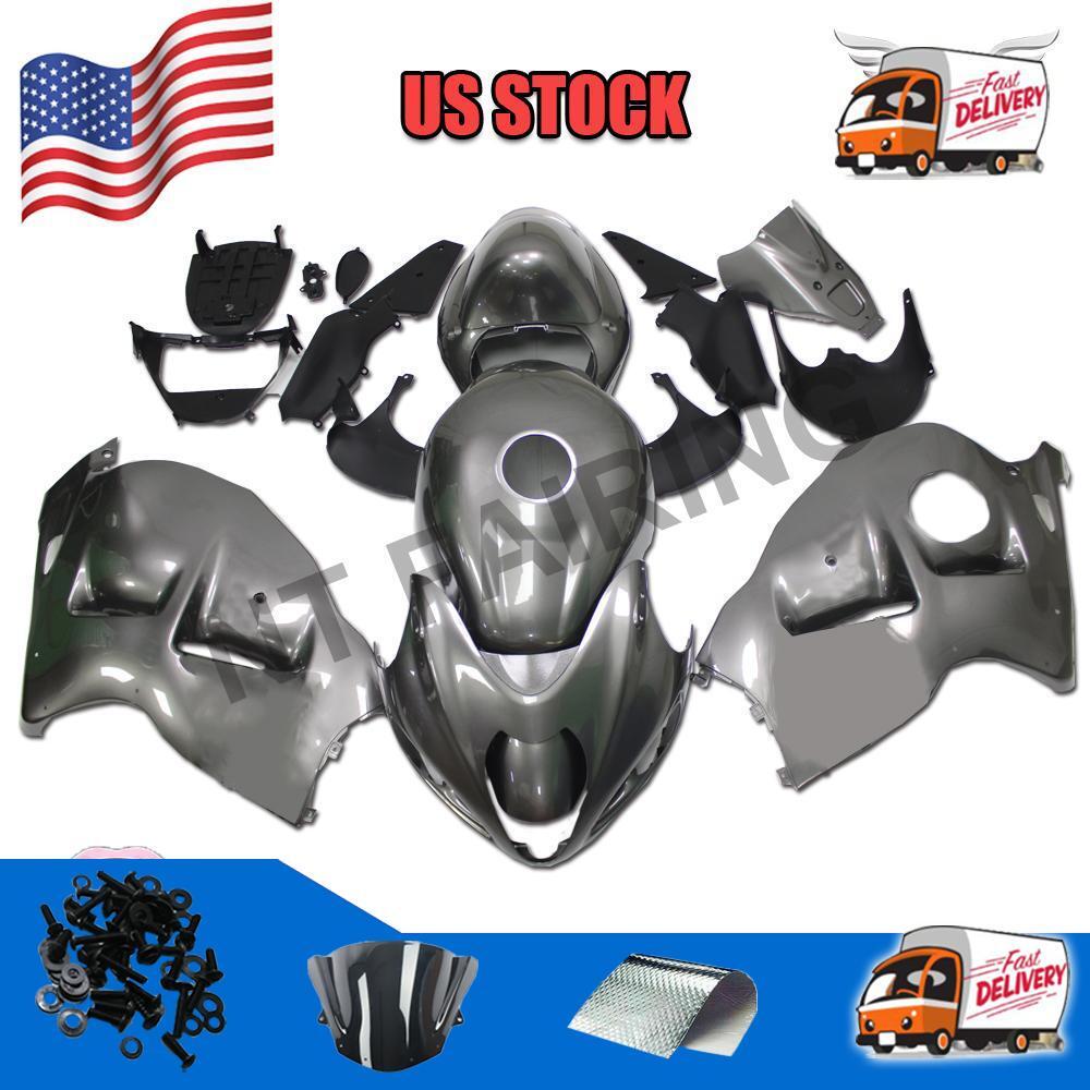 PL Grey Injection Hayabusa Fairing Fit for 1999-2007 GSX 1300R Gen1 ...