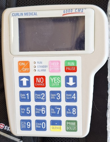 Moog Medical Curlin 6000 CMS Infusion Pump Power Tested ambulatory pump ...