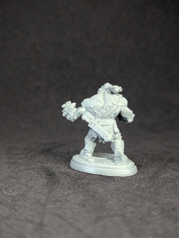 Reaper Bones Dwarf Brawler / Monk / Barbarian Miniature for Dungeons ...