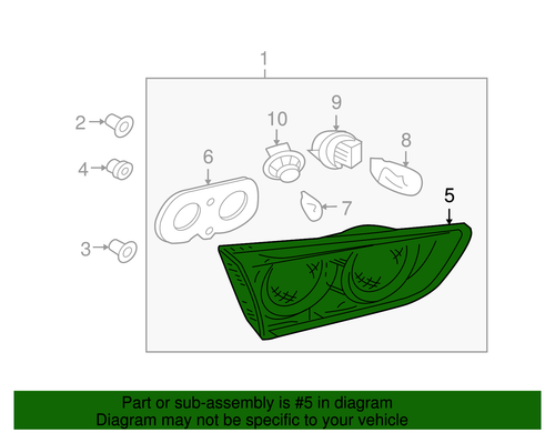 Genuine Mitsubishi Combo Lamp Assembly 8330A626 | eBay