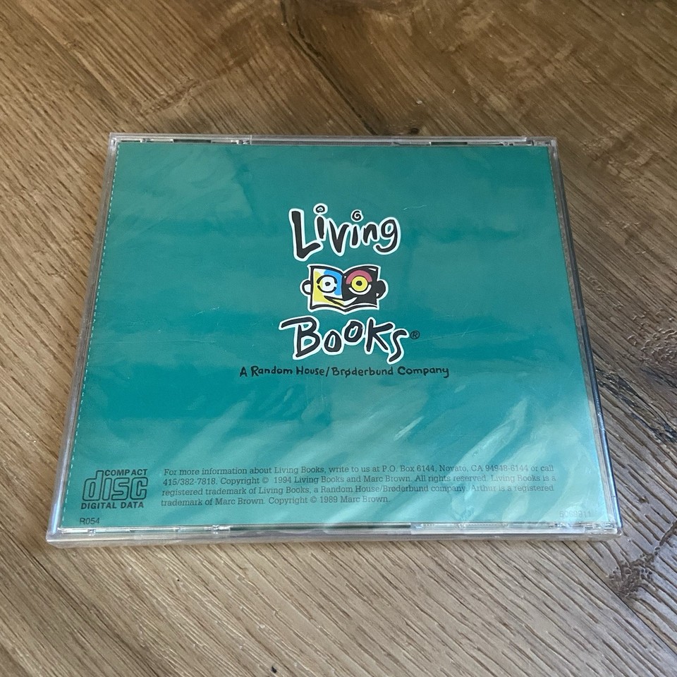 New Sealed Arthur’s Birthday Living Books PC Game CD-ROM Story Windows ...