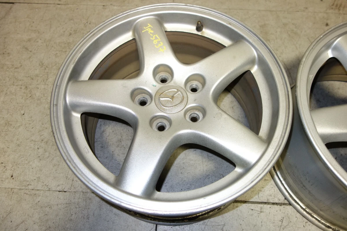 White Rx7 Stock Rims