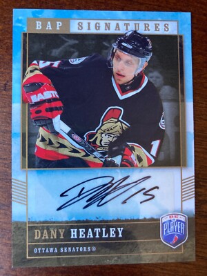 2006-07 Upper Deck BAP Be A Player Signatures Autograph Dany Heatley ...