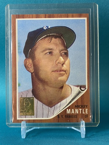 1996 Topps Mantle Commemorative Set REPRINT #12 Mickey Mantle 1962 ...