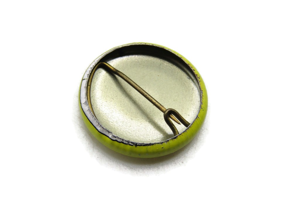 Yellow Smiley Face Button | eBay UK