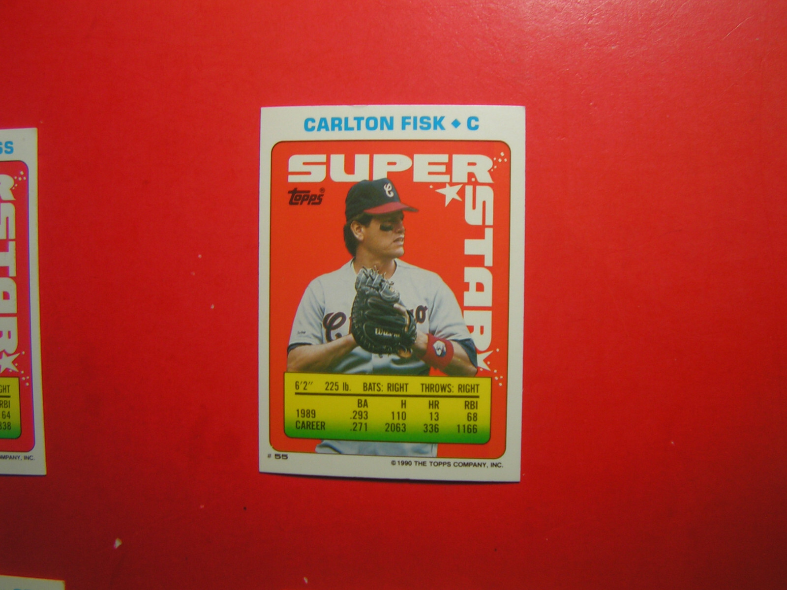 1990 Topps Super Star Mini Lot of 6 baseball cards. Canseco Fisk Gaetti ...