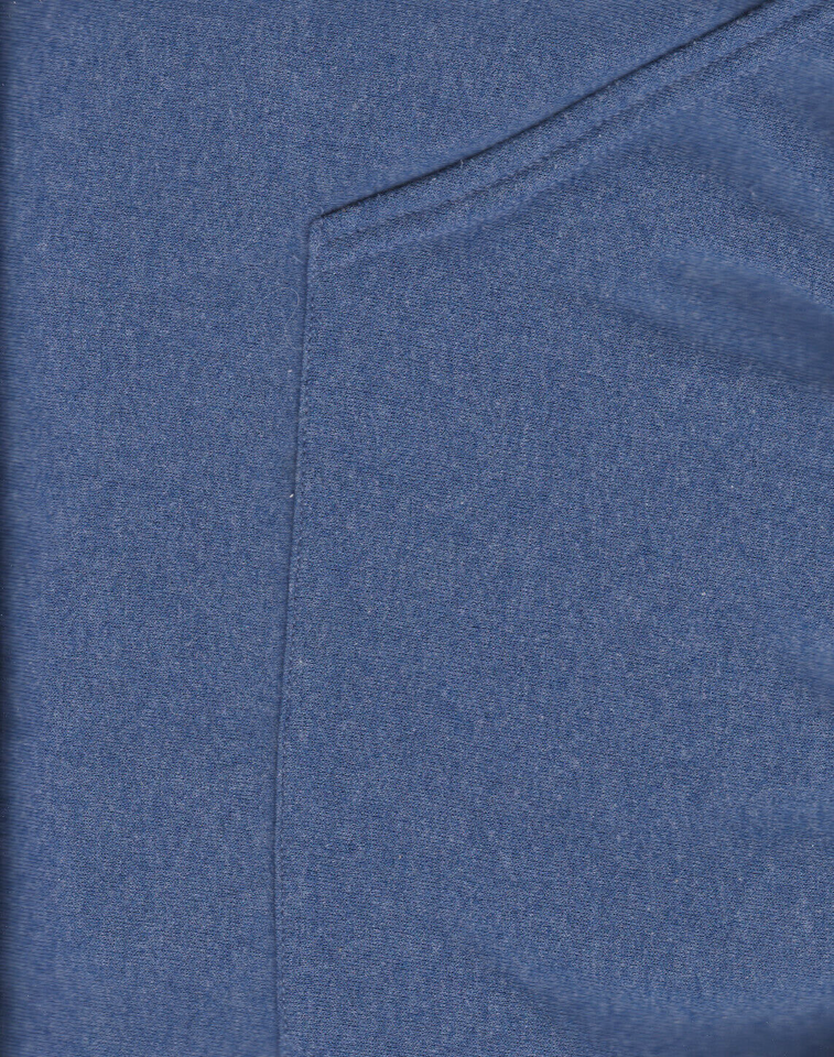 Jerzees NuBlend Denim Blue Hooded Cotton/poly Fleece Sweat Shirt Size ...