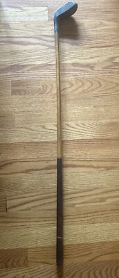 Antique Vintage Golf Putter 1915 Standard Mills Hickory Wood Shaft Alum ...