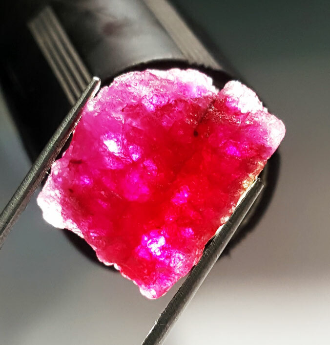 Loose Gemstone Natural Certified Red Beryl (Bixbite) 18.90 Ct Brazilian ...