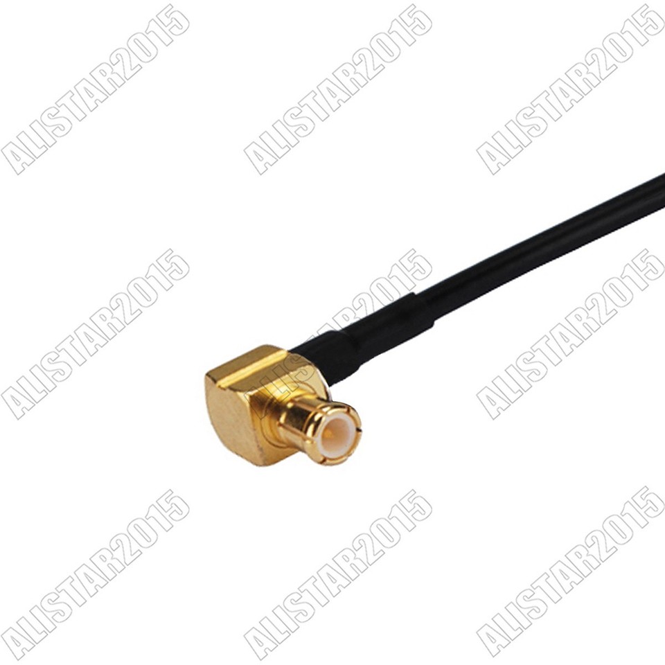 MCX Male Right Angle to MCX Male Plug RA Connector RF Pigtail Coax ...
