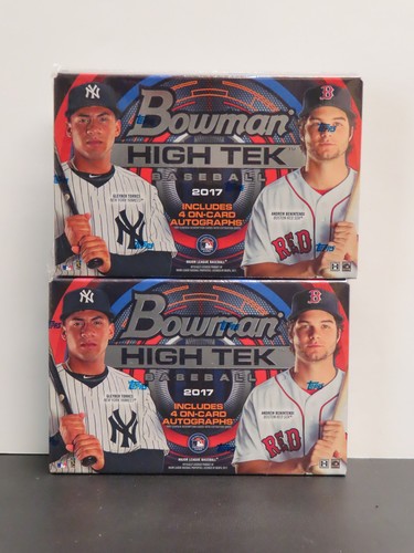 (2) Lot 2017 Bowman High Tek MLB Baseball Factory Sealed Hobby Box | eBay
