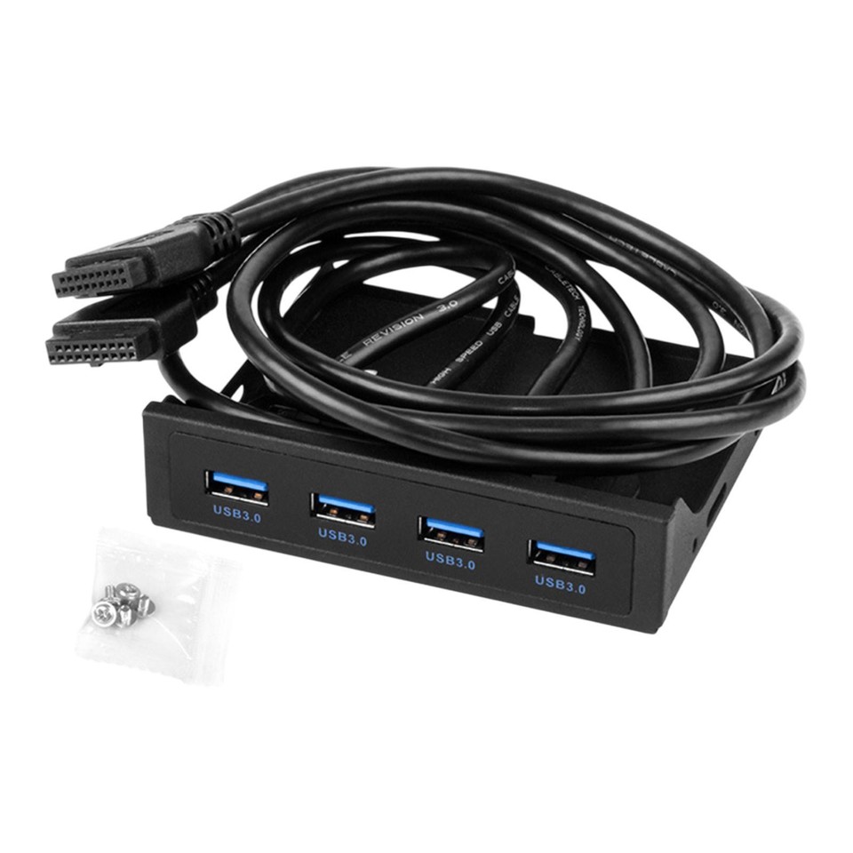 Pannello frontale USB Hub 3.0 USB per PC Computer 4 Porta Ottica ...