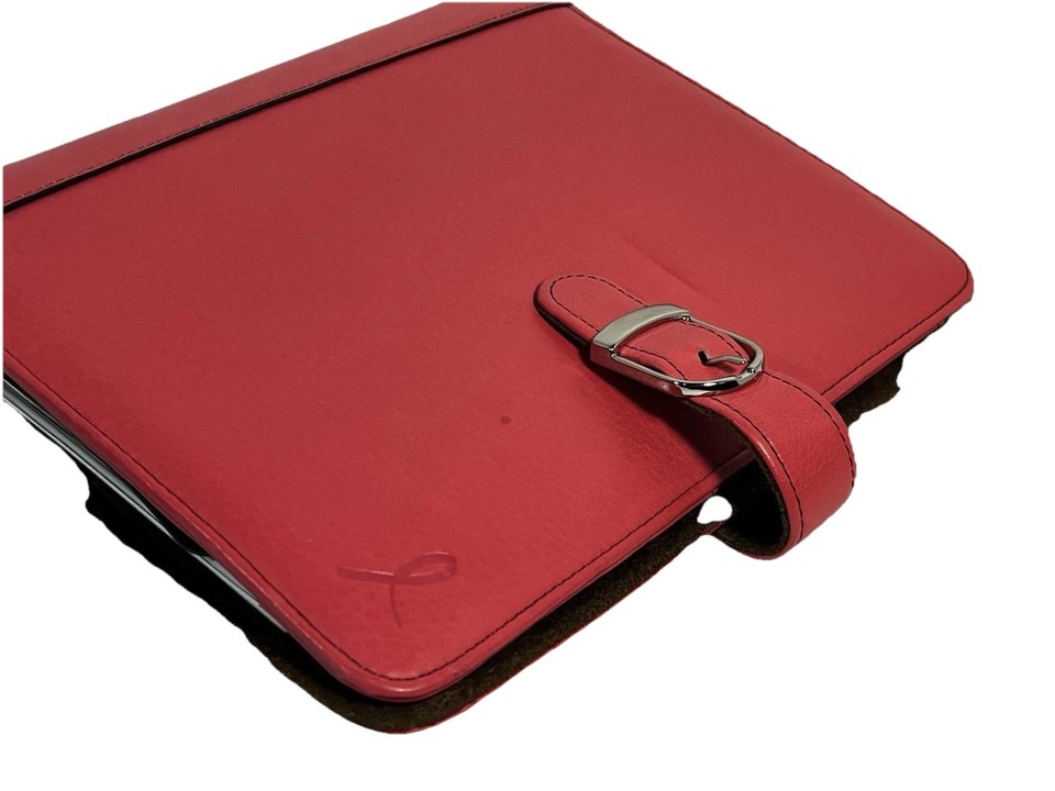 Pink Leather Day-Timer 7 Ring Day Planner -9.5” X 7.5”- Breast Cancer ...