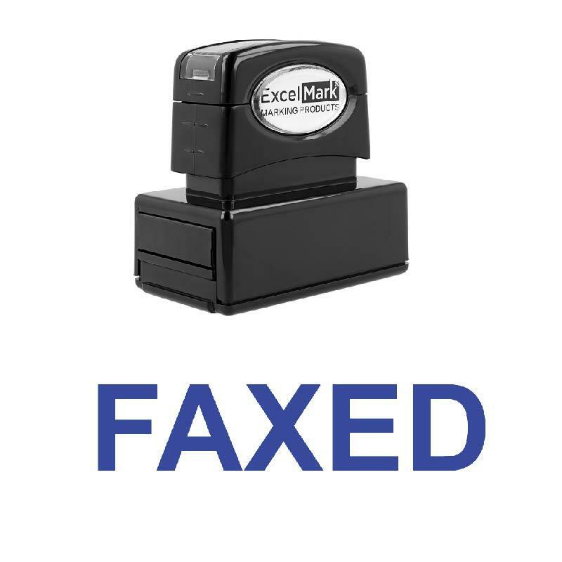 FAXED Stamp - Pre-Inked / Blue | eBay