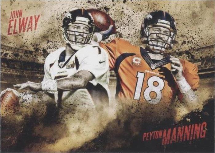 2014 Topps Fire - Competitive Fire Peyton Manning, John Elway #CF-EM ...