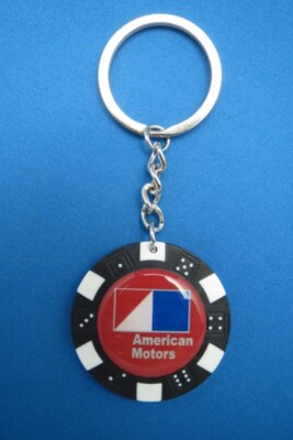 AMC LOGO POKER CHIP DICE KEYRING KEY RING CHAIN #001 | eBay