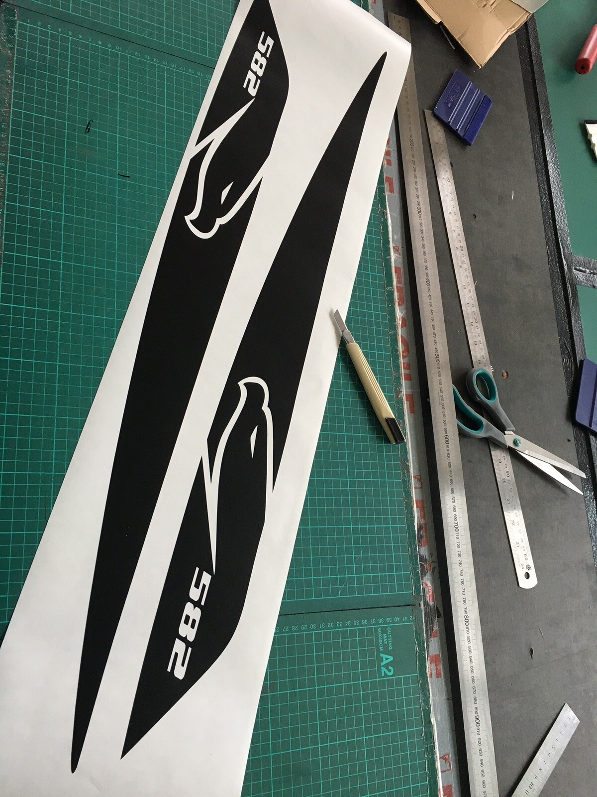 BONNET BULGE DECALS for FORD BA/BF XR8/GT/FPV ANY COLOUR | eBay Australia