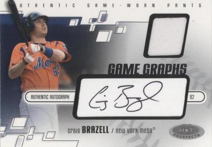 2003 Fleer Hot Prospects - Game Graphs Craig Brazell #112 /400 (AU, MEM ...