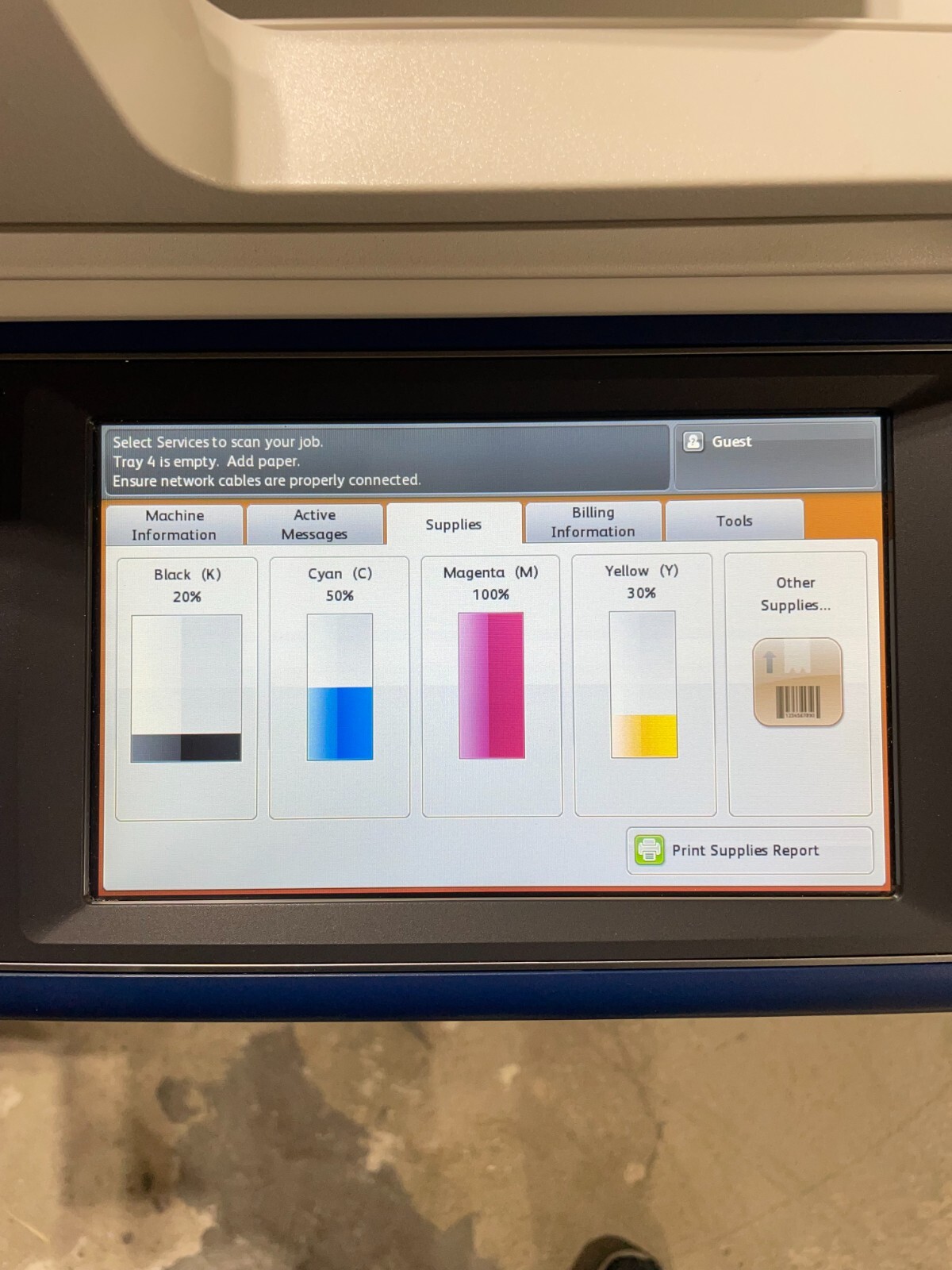 XEROX WORKCENTRE 7845 PRINTER. NOT AVAILABLE. | eBay