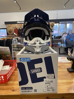 SHOEI VFX-EVO JAMMER TC-2 MX Motorcycle Helmet Size MEDIUM M | 57-58CM ...