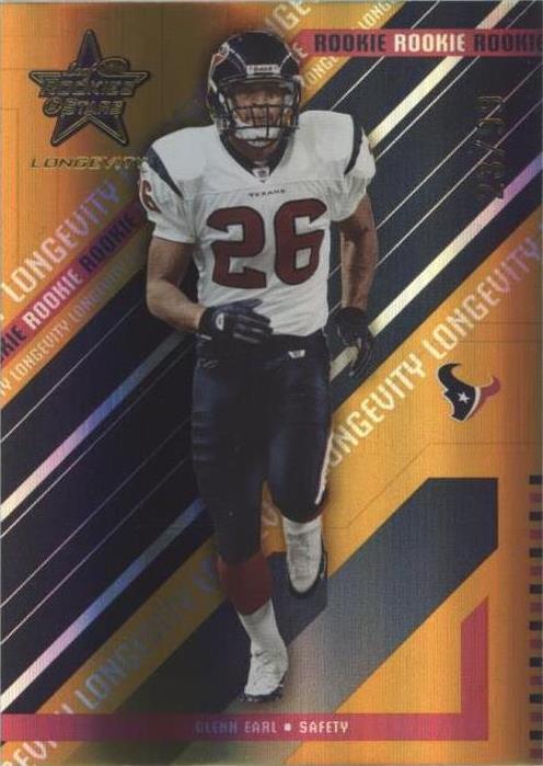 2004 Leaf Rookies & Stars Longevity - Rookie Glenn Earl #137 Gold /99 ...