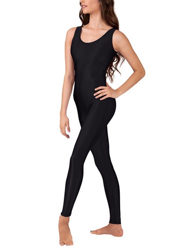 Bal Togs 1813 Black Child's Size Large (12-14) Nylon Lycra Tank Unitard ...