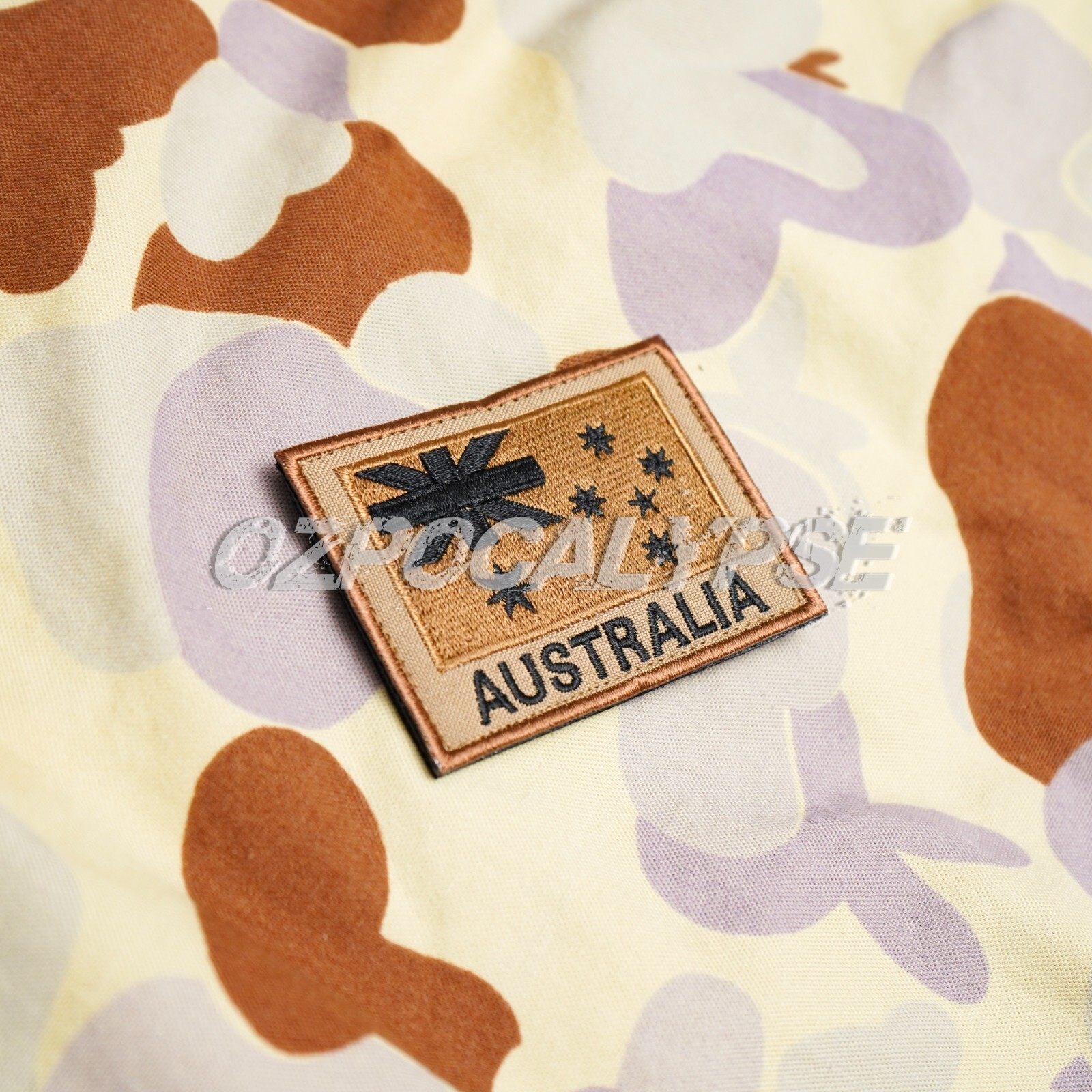 Tan ANF Patch - flag sand desert dpdu australian national flag iraq ...