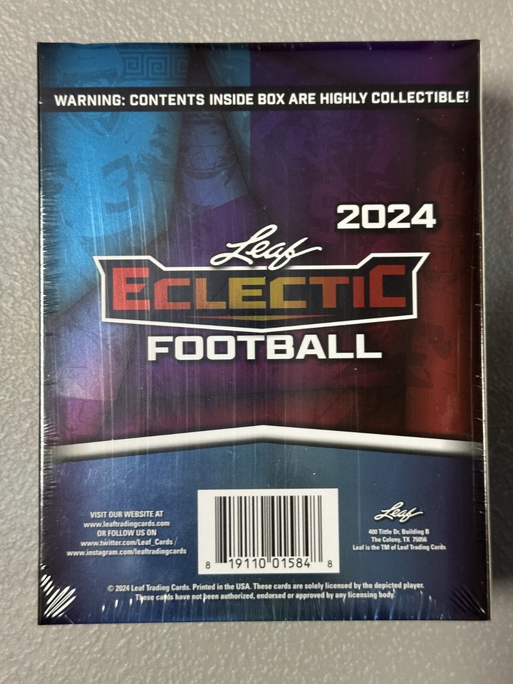 2024 Leaf Eclectic Football Hobby Box Sealed Jayden Daniels RC Year | eBay