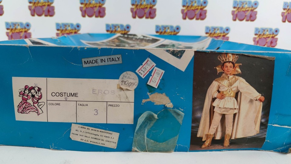 Eros Cloak Costume Dress Carnival Vintage Size 1 Halloween Prince King ...