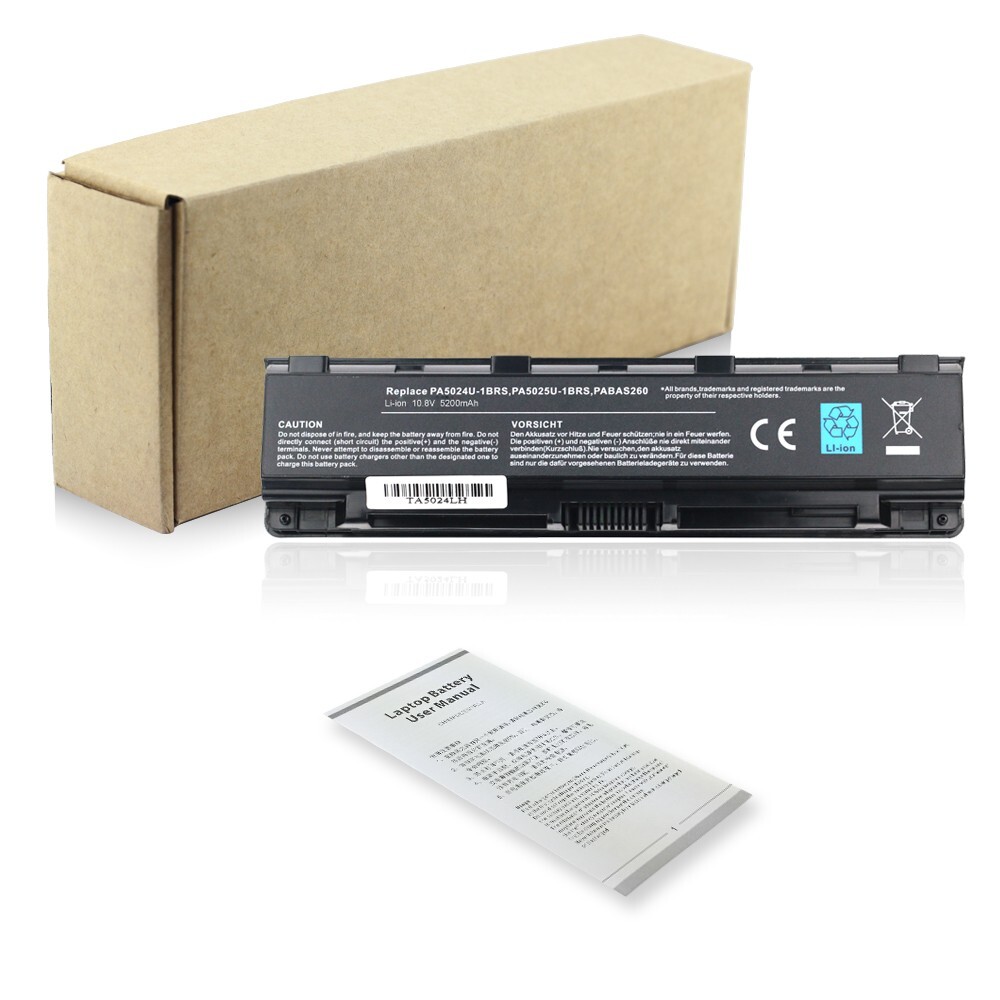 For toshiba satellite pro c855 c850 c850d l850 l830 laptop battery ...