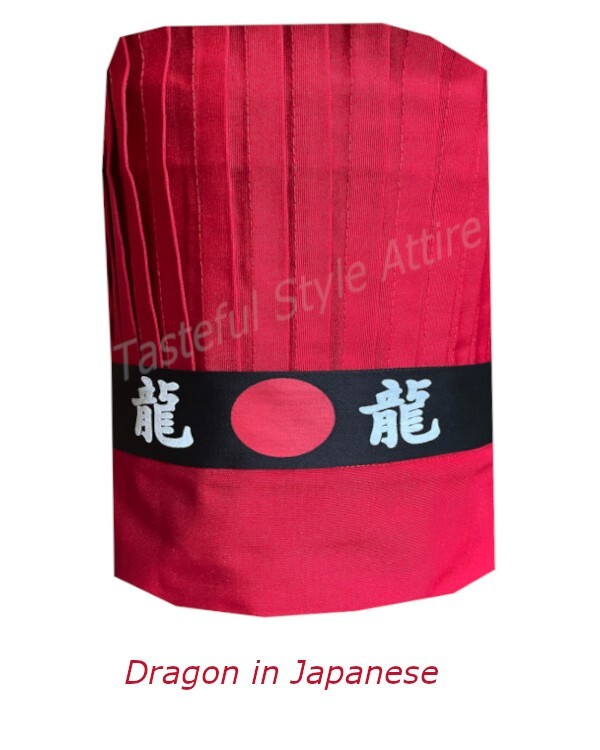 Custom Hibachi Chef Tall Hat Headband Set Teppanyaki Chef Hat Headband ...