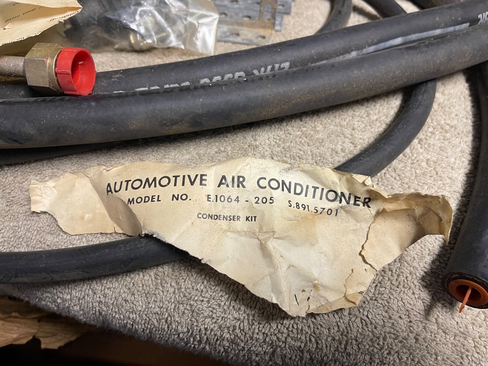 NOS EATON A/C CONDENSER HOSES R12 SYSTEM FORD CHEVY DODGE MUSTANG 1967 ...