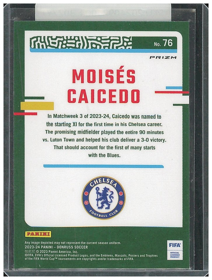 2023 Panini Donruss Moisés Caicedo Base Set #76 | eBay
