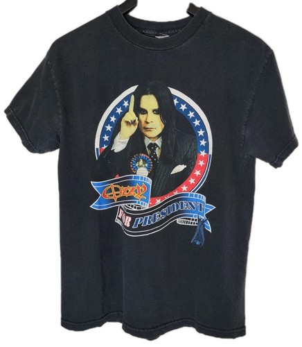 Vintage Ozzfest 2004 Black T-Shirt Ozzy For President Size M Y2K | eBay