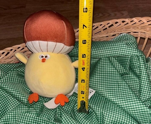 Lovely Chicken Fat Dundun Brown Yellow Star Mushroom Chick 8" Plush ...