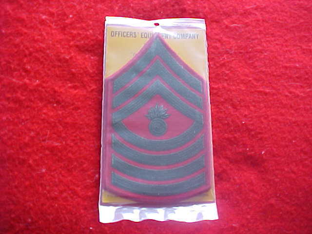 NEW US Marine Corps - Master Gunnery Sergeant Chevrons E-9 for male ...