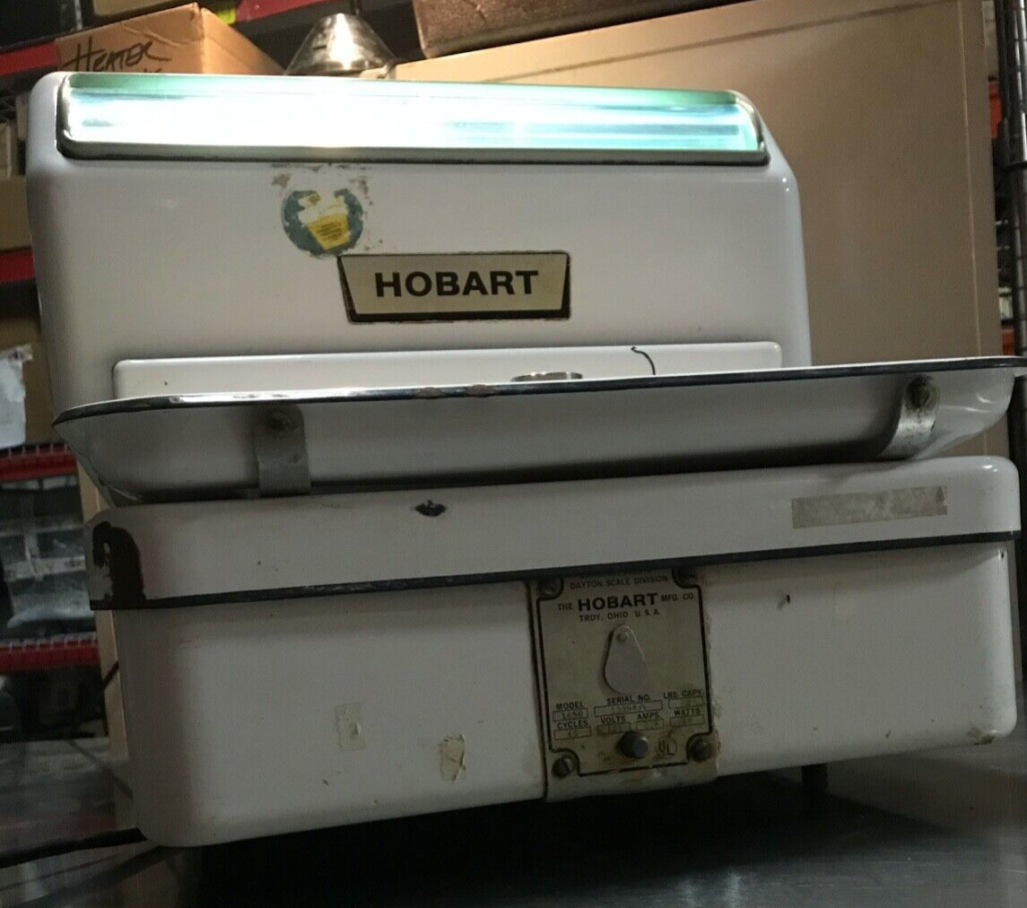Vintage Hobart Meat/Deli 30 lb Scale Model 1650, Porcelain Enamel | eBay