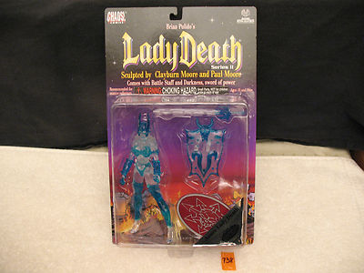 Lady Death Series II AZURE 6" Action Figure NEW 1999 Moore Action ...