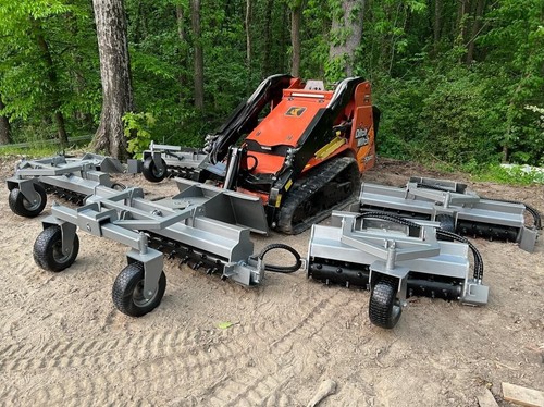 2024 Gen4 Power Rake For Toro Dingo, Boxer, Vermeer, DW, Mini Skid ...