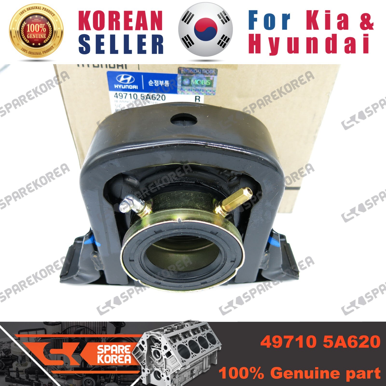 Genuine/OEM 497105A620 BEARING ASSY-CENTER for Hyundai Mighty 2 | eBay