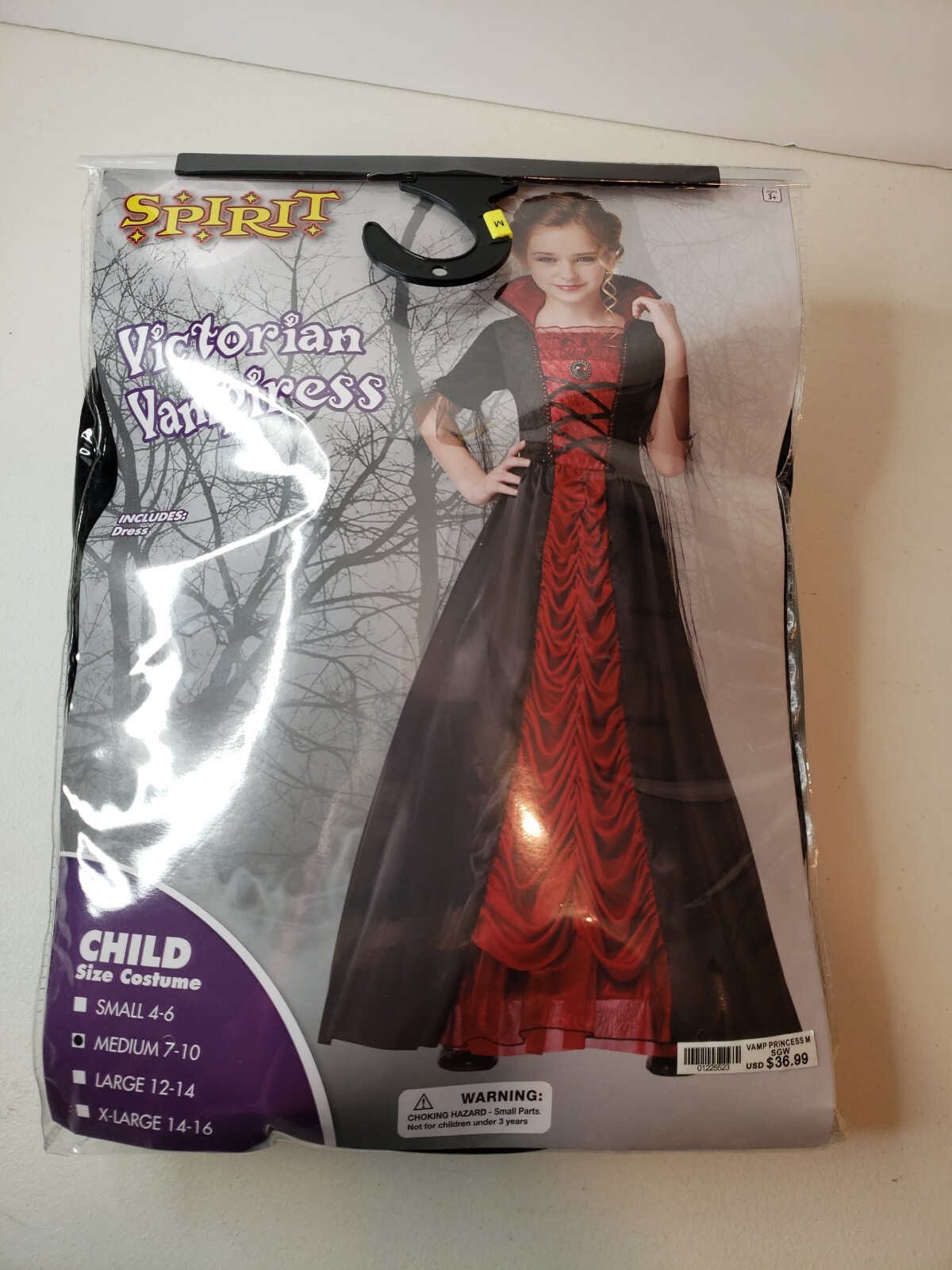 Spirit Halloween Costumes Victorian Vampiress Child M… - Gem