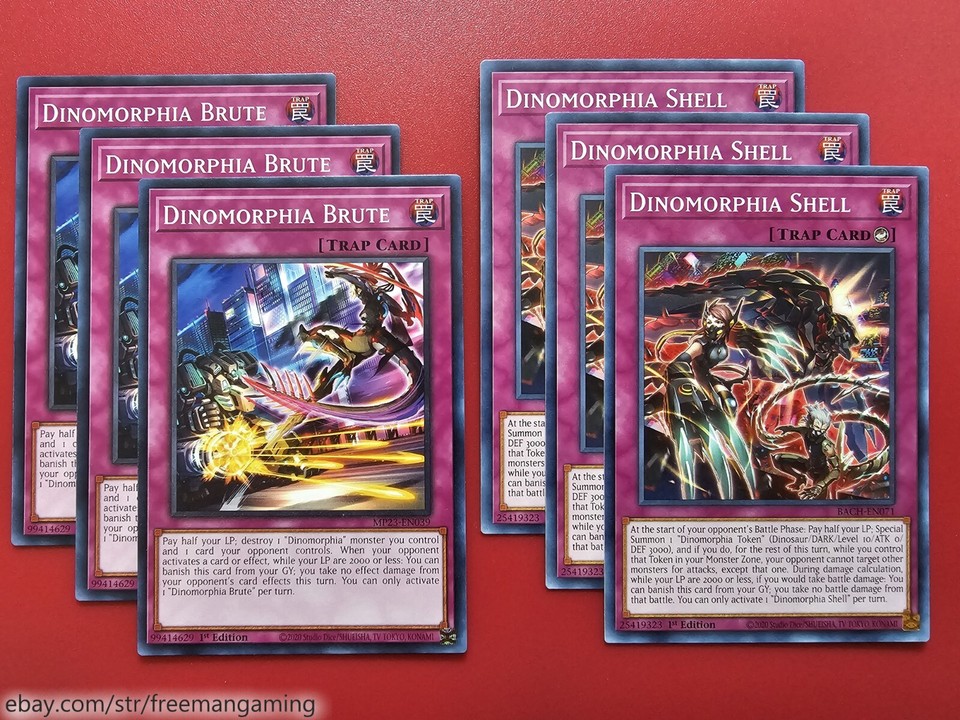 Yugioh Dinomorphia Deck 49 Card Rexterm Therizia Intact Budget ...